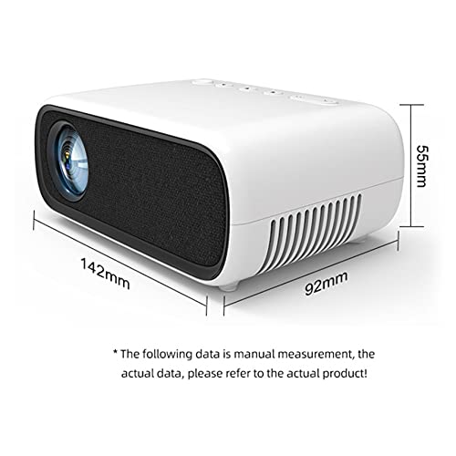 FZZDP New YG280 LED Mini Projector 480*272 Pixels with /Audio Interface Portable Projection Home Media Player ( Color : OneColor )