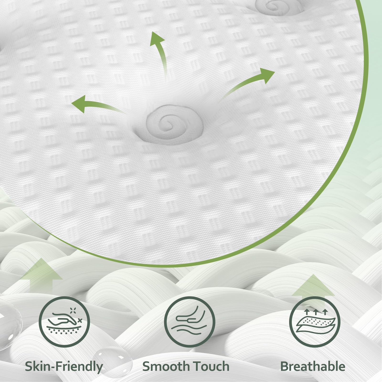 FP FLEXPEDIC Full Mattress, 14 Inch Hybrid Queen Size Mattress in a Box, Full Mattress with Gel Memory Foam and Pocket Spring for Pressure Relief, Ergonomic Design & Edge Support,