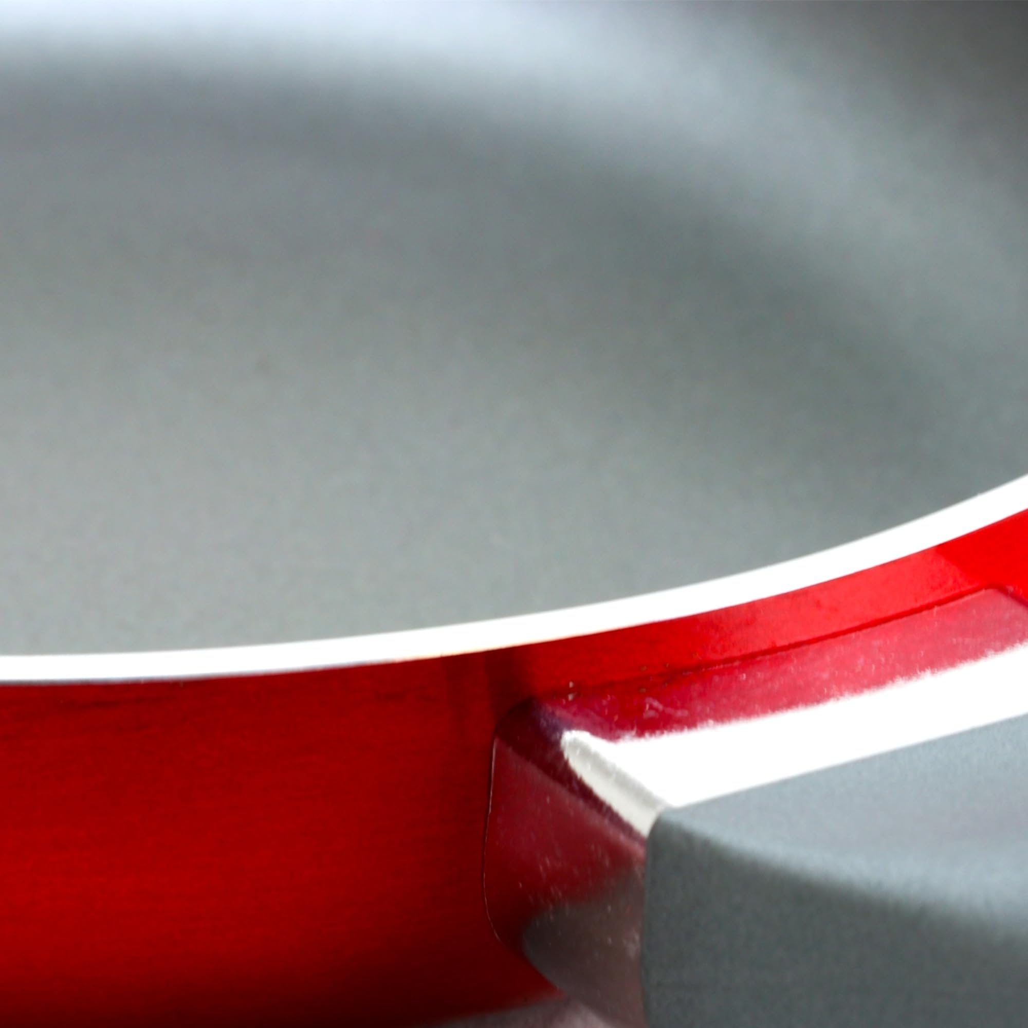 Oster 62987.01 Herscher 8 Inch Non-Stick Aluminum Fry Pan, Translucent Red