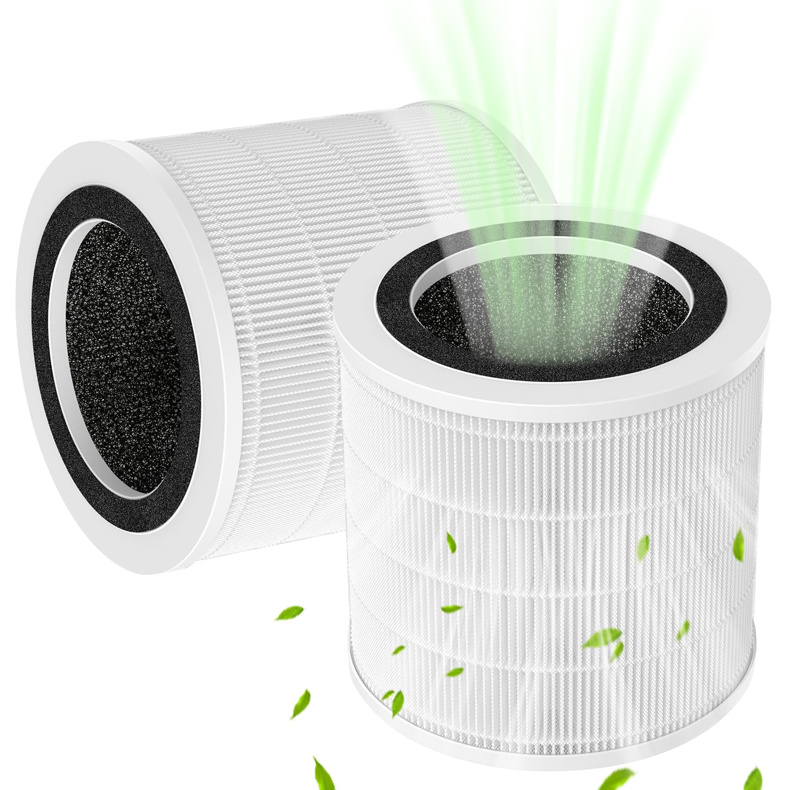 H7126 Replacement Filter for GoveeLife Air Purifier Filter, 3-in-1 H13 True HEPA Air Filter for H7126 Mini Air Purifier High-efficiency Replace Part, 2 Pack