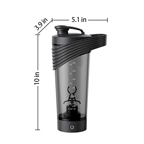 Electric Shaker Bottle, 28 oz Blender Bottles, Made with Tritan - BPA Free - Portable Mixer Cup/USB Rechargeable Shaker Cups for Protein Shakes
