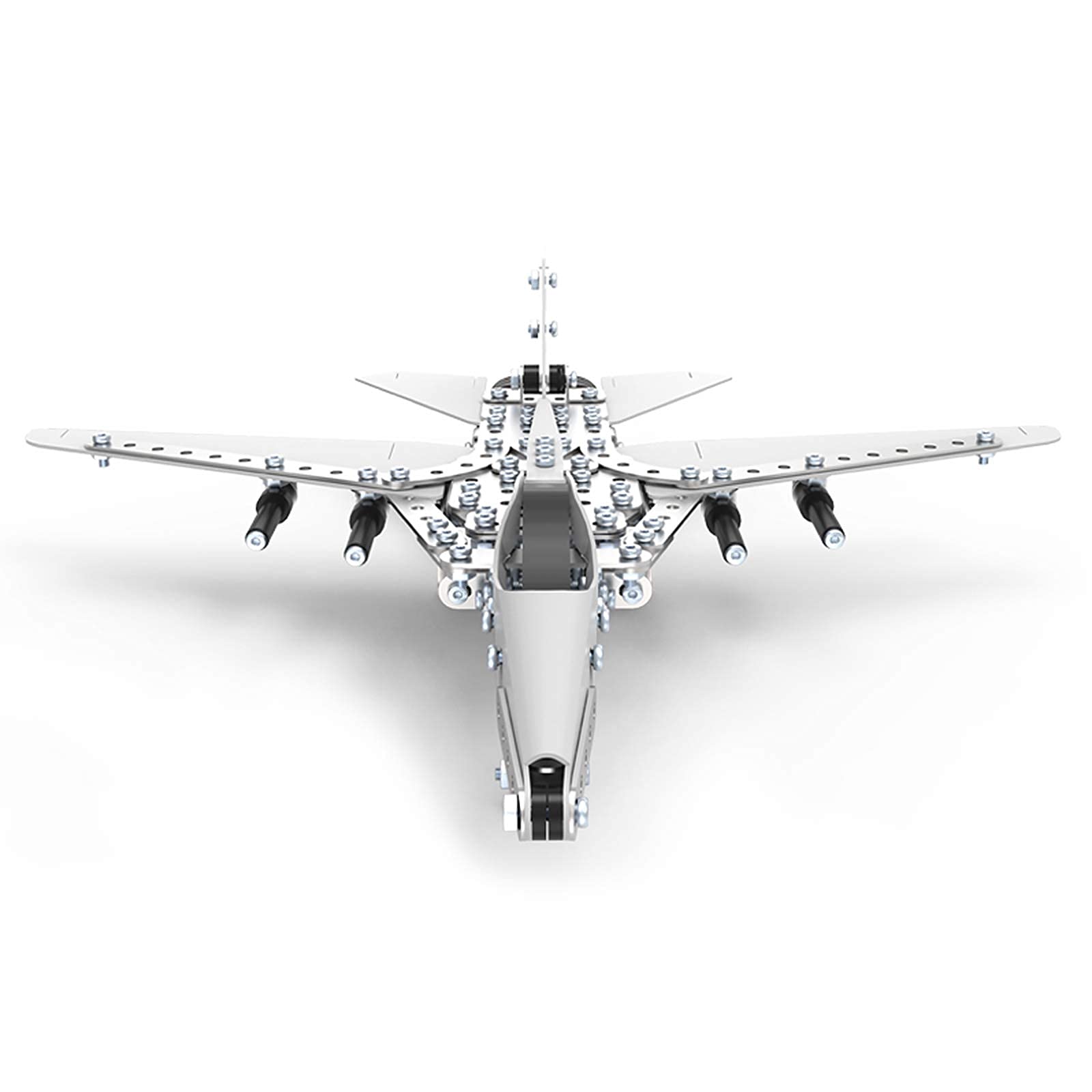 Steel World Assembled Fighter Toy Model Metal Building Block Set Construction Toys for Children and Adults
