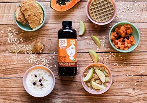Date Lady Date Syrup 3 lb Squeeze Bottle | 1 ingredient: 100% Organic Dates. Vegan, Paleo, Gluten-free & Kosher | Also Known As Silan, Date Honey and Date Nectar | Sugar Substitute
