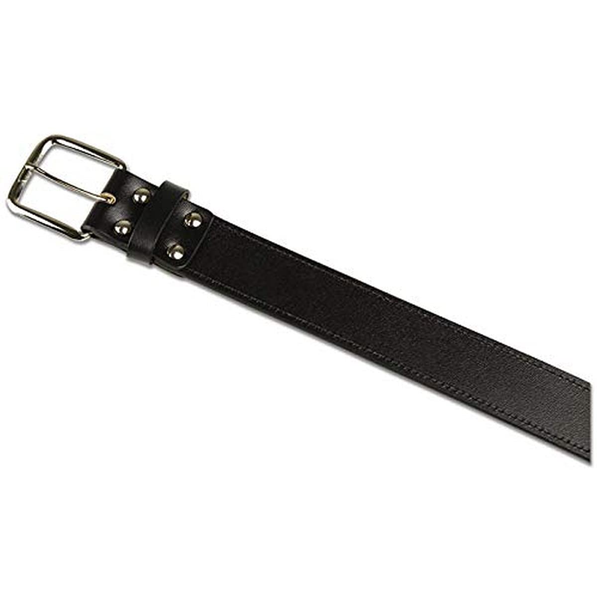 Champro Genuine Bonded Leather Belt; Adult; Black, Adult Medium (A063BM)