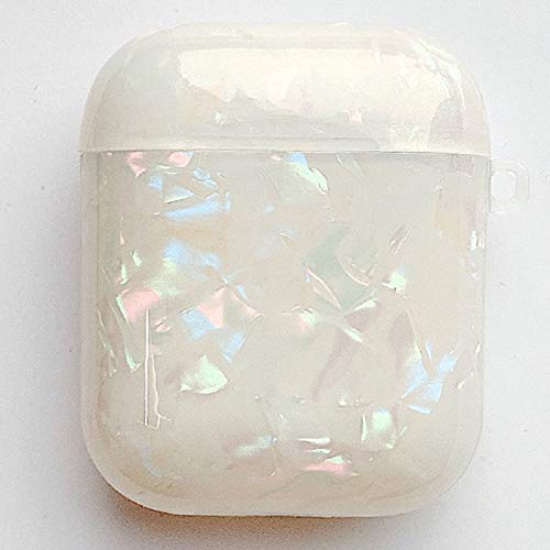 J.west 2019 Newest AirPods Case, Macaron Color Cute Sparkle Glitter Pretty Design Bling AirPods Soft TPU Protective Case Accessories Kit Compatiable with Apple AirPods 1st/2nd Charging Case Colorful
