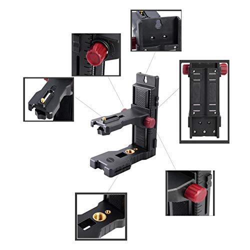 Firecore Laser Level Magnetic Bracket L-shape Adjustable 1/4" and 5/8" Mount Adapter Line Laser Positioning Base-FLM60A