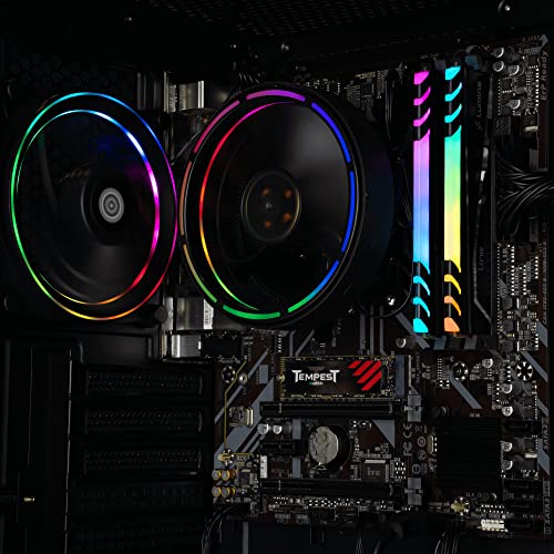 Periphio Terra Prebuilt Gaming PC - AMD Radeon Vega 8 Graphics | Ryzen 7 5700G (4.6GHz Turbo) | 1TB M.2 NVMe SSD | 16GB DDR4 RAM | Windows 10 Gaming Desktop Computer | WiFi + BT
