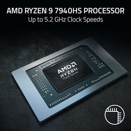 Razer Blade 14 Gaming Laptop (2023): AMD Ryzen 9 7940HS CPU - NVIDIA GeForce RTX 4070 GPU - 14" 16:10 QHD+ 240Hz -16GB DDR5 RAM - 1TB SSD - Windows 11 - Vapor Chamber Cooling - Chroma RGB
