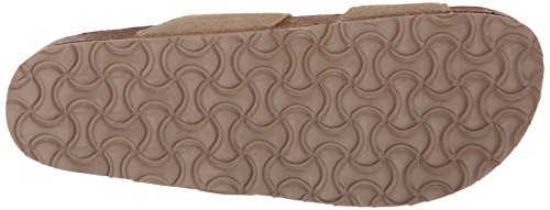 Madden Girl Women's Brando Slide Sandal, Taupe Fabric, 7.5
