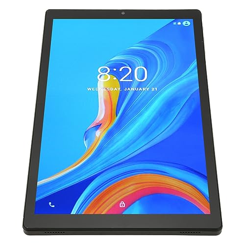 DAUERHAFT 10.1 Inch 2 in 1 Tablet, 2MP 5MP 1960x1080 HD Tablet 5GWiFi US Plug 100‑240V MT6735 Deca Core CPU with Keyboard for Business (US Plug)