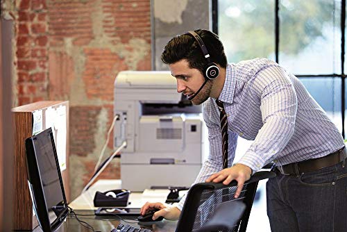 Jabra Evolve 65 Bluetooth Stereo Wireless Headset - Compatible with Computers, Macs, and Mobile Devices, and Ideal for Voice and Video Apps like Zoom, Teams, and Meet Plus, GTW Spare Cushions Included