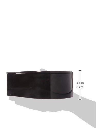 Doznegg Margarita/cocktail 3-Tier Bar Glass Rimmer, Black