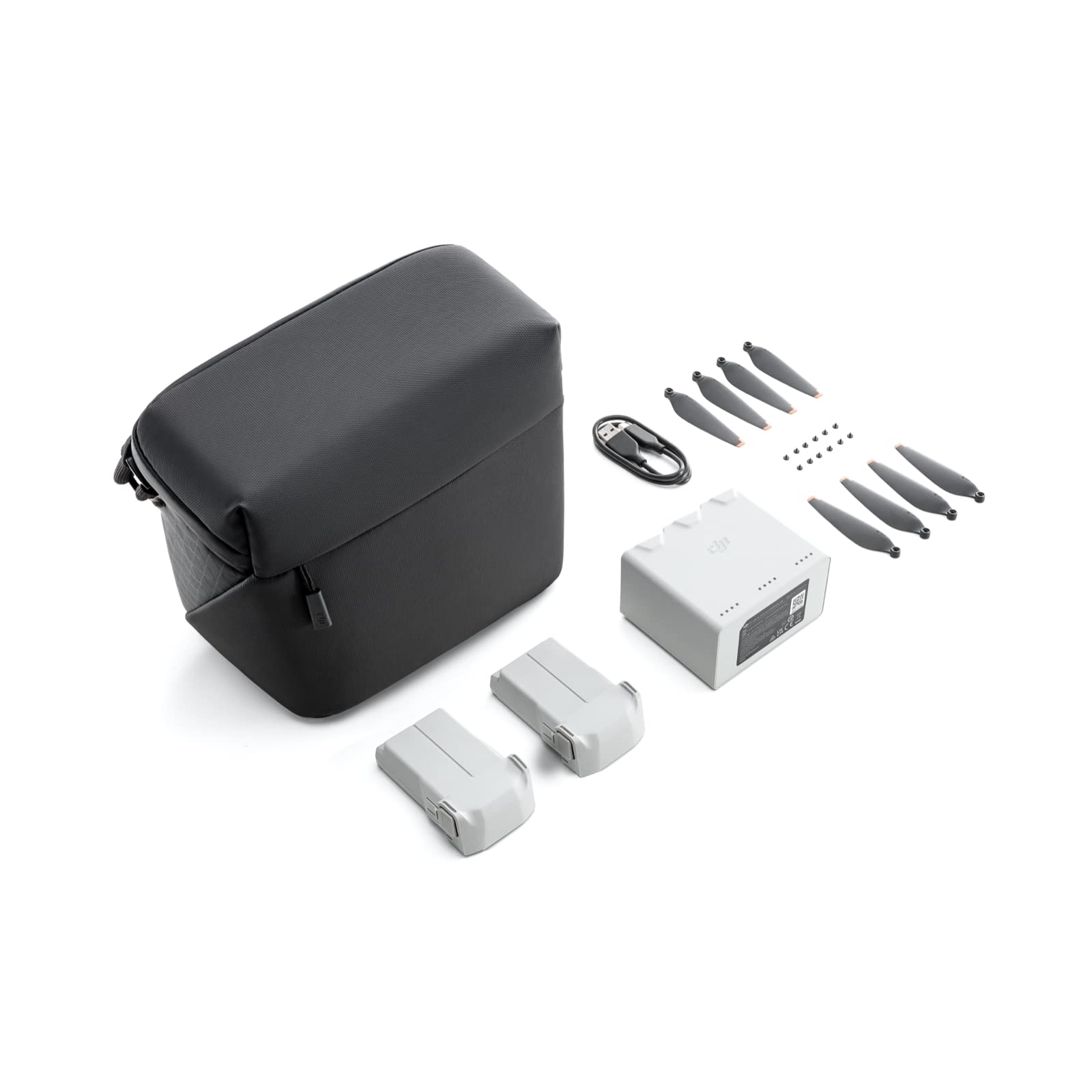 DJI Mini 3 Pro (DJI RC) – Lightweight and Foldable Camera Drone & 30W USB-C Charger & Mini 3 Pro Fly More Kit Plus, Black