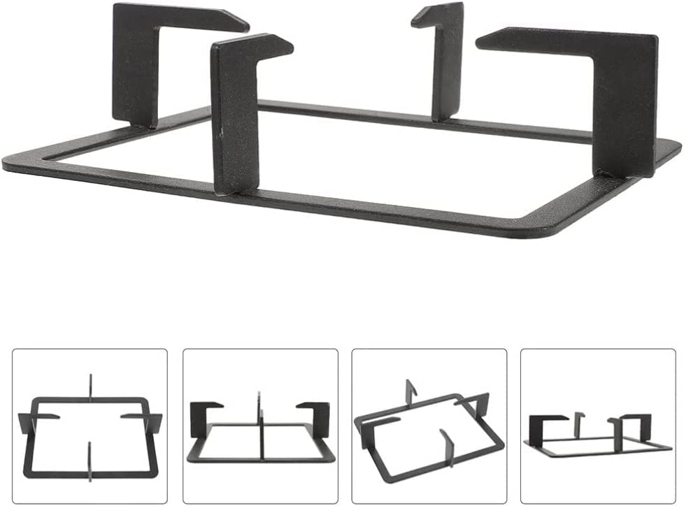 CASOTA Universal Pan Support Stand Metal Brackets Stove Support Rack Cast Iron Wok Rack Gas Stove Bracket Anti- Skid Windproof Pot Rack Replacement Wok Ring for Kitchen Restaurant Shelving Brackets