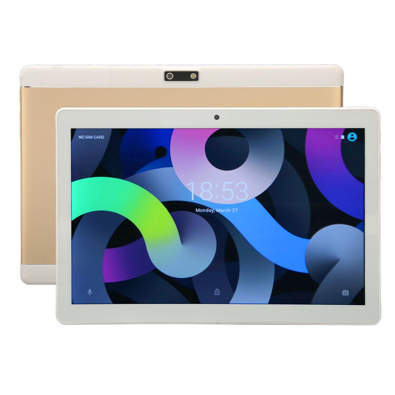 DAUERHAFT 4G LTE Tablet, 10.1 Inch FHD Tablet MT6755 Deca Core 12GB RAM 256GB ROM 5G WiFi 256GB Expandable 100β240V Dual Camera for Android 12 for Work (US Plug)