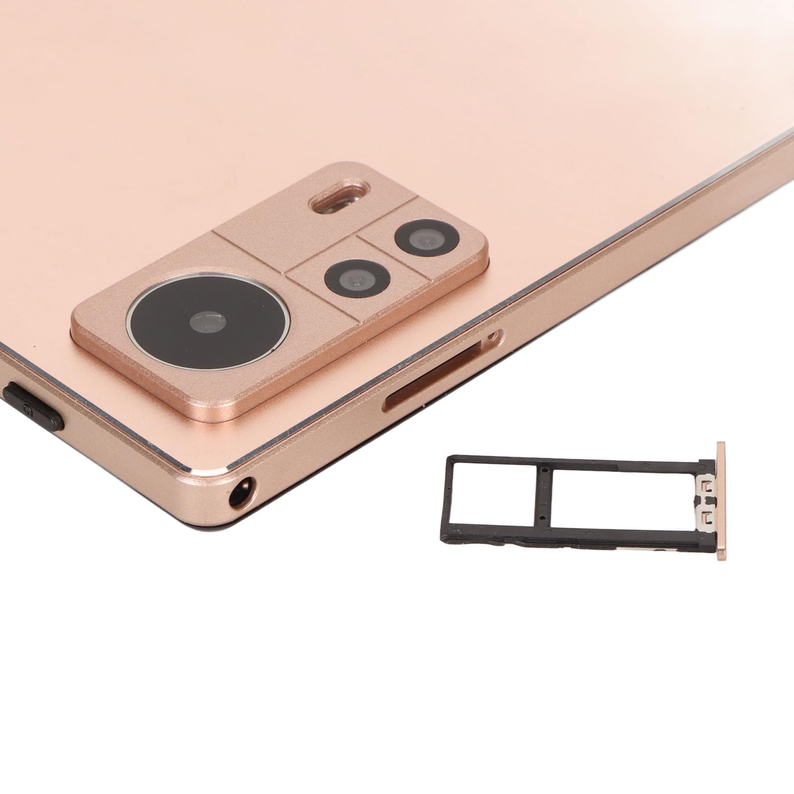 DAUERHAFT Digital Tablet, Dual Cards Dual Standby 12GB RAM 512GB ROM 10.1 Inch Tablet for Video for Working (Gold Color)