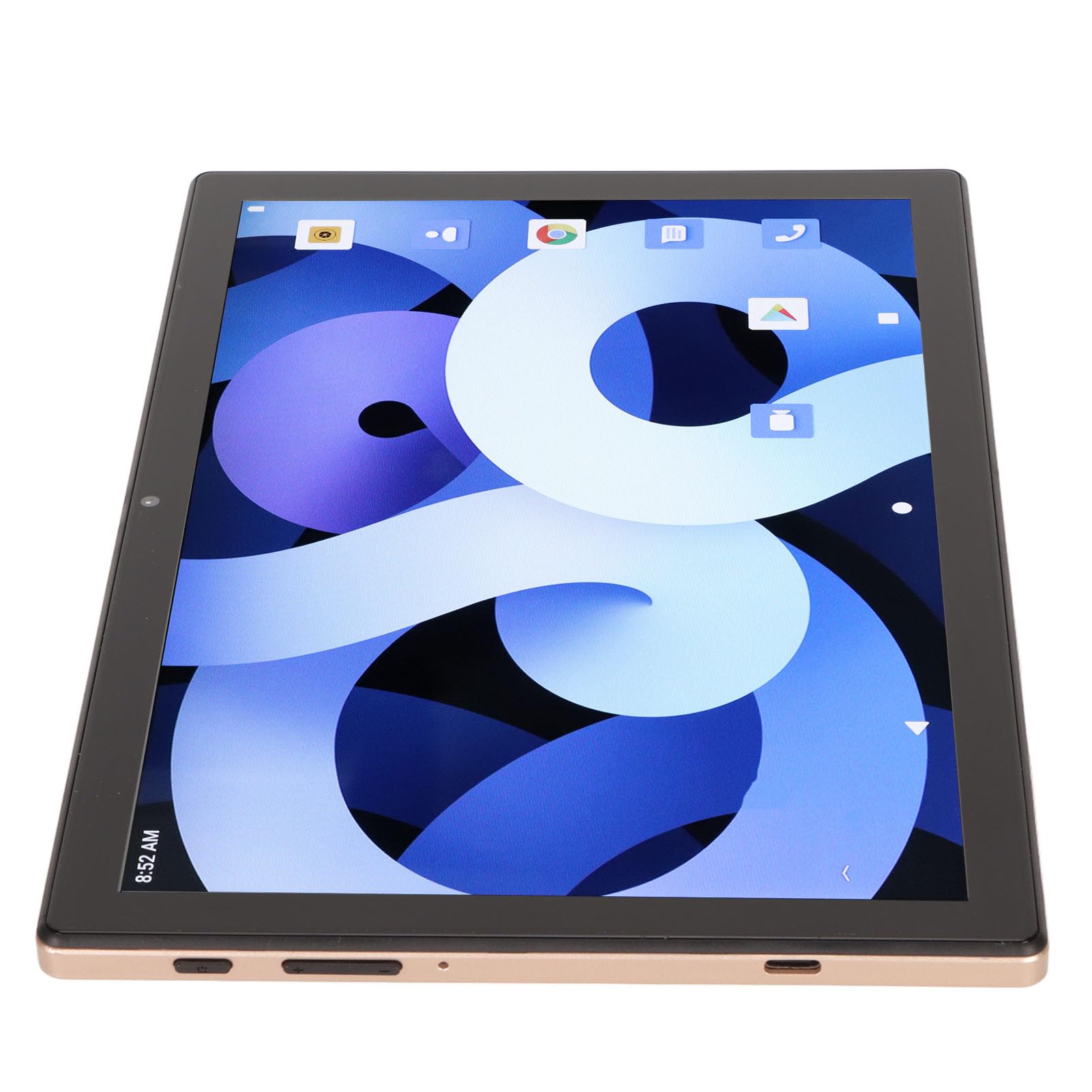 DAUERHAFT Digital Tablet, 12GB RAM 512GB ROM Dual Cards Dual Standby 10.1 Inch Tablet for Android 13.0 for Learning for Entertainment (Gold)