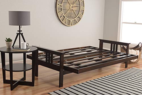 Kodiak Furniture Monterey Frame with Fabric Mattress in Marmont Blue/Espresso