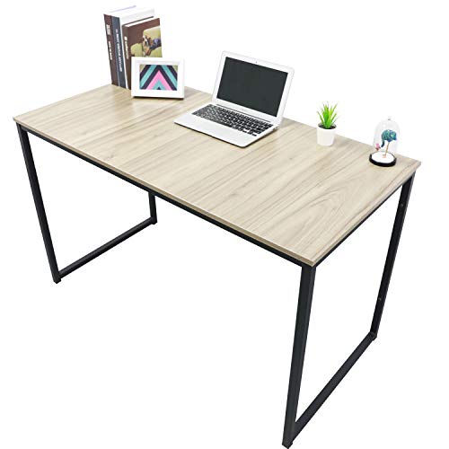 Computer Desk 47'', Sturdy and Rustic Study Working Table Desk 47 Inch for Home Office, Workstation and Small Spaces