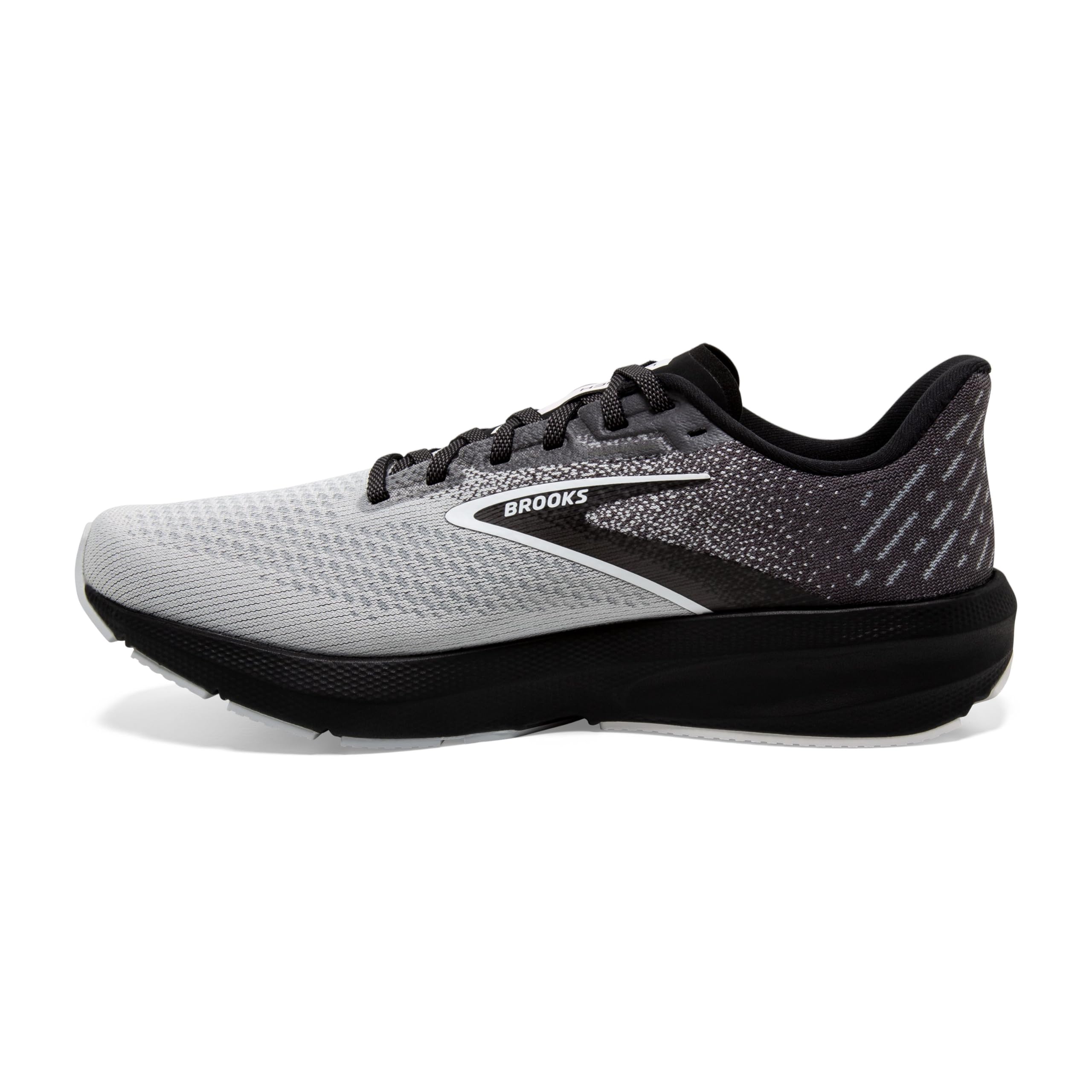 Brooks Men’s Launch 10 Neutral Running Shoe - Black/Blackened Pearl/White - 11.5 Medium
