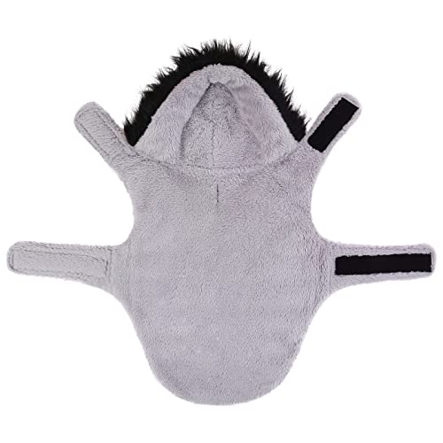 HDE Dog Puffer Jacket Fleece Lined Warm Dog Parka Winter Coat with Harness Hole Buffalo Plaid - L