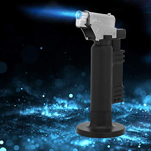Flame Butane Gas Burner Torch, 6.3 inch Ignition Soldering Welder 1300℃/2500℉Lab Equipment, Elctronic and Metal Welding Tool