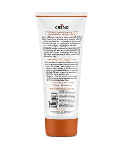 Cremo Shaving Cream Sandalwood