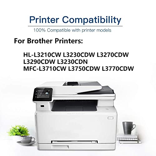 Kolasels (with Chip) 1-Pack (Black) Compatible HL-L3210CW L3230CDW L3270CDW Laser Toner Cartridge (High Capacity) Replacement for TN227 TN-227 (TN-227BK) Printer Toner Cartridge