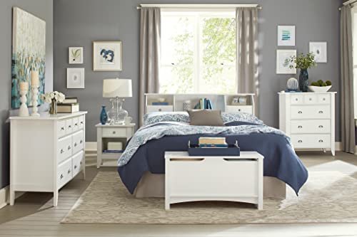 Sauder Shoal Creek Night Stand, Soft White finish