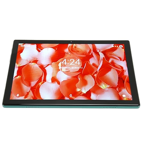 DAUZ 10.1 Inch Tablet, 8GB RAM 256GB ROM Multifunction 100‑240V 4G Network 10.1 Inch Tablet PC 16MP Rear Camera for Work for Entertainment (US Plug)