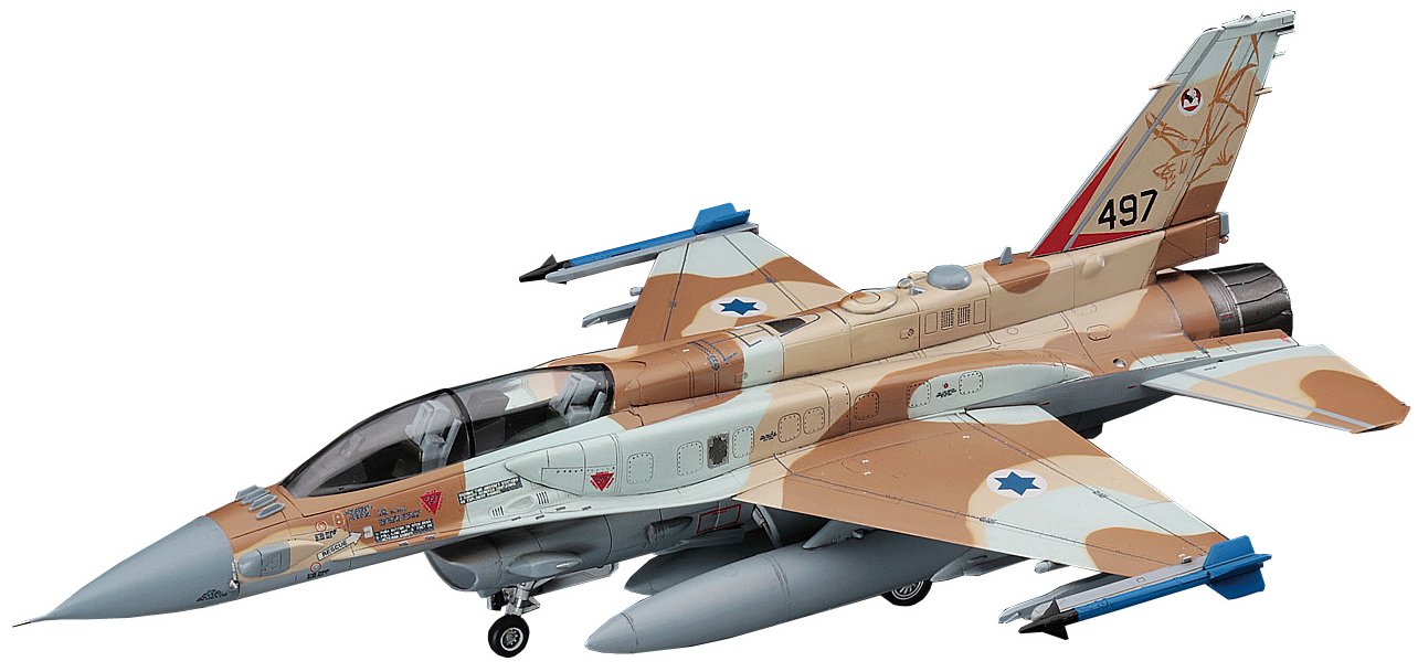 Hasegawa 1:72 Scale F-16I Fighting Falcon Israeli Air Force Model Kit