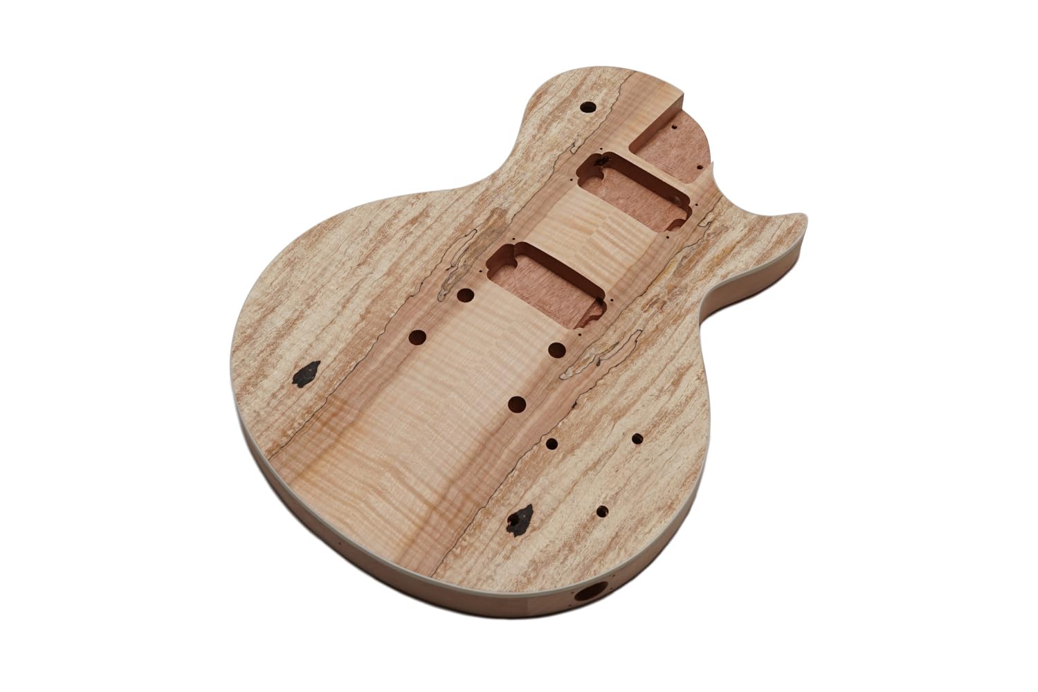 Solo LPK-75B DIY Electric Guitar Kit With Spalted Maple Top & Bolt On Neck