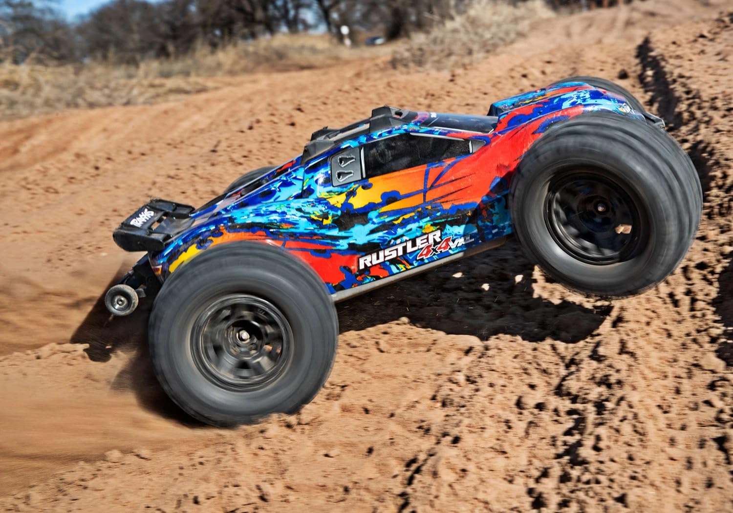 Traxxas 6792 Sledgehammer Heavy Duty 2.8 Inch Pre-Assembled Black Wheels for Remote Control Cars, Pair