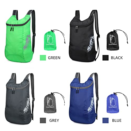 kingsea Foldable Backpack,Lightweight Packable High capacity Backpack for Travel Camping Hiking Outdoor Sports Daypack (Blue)