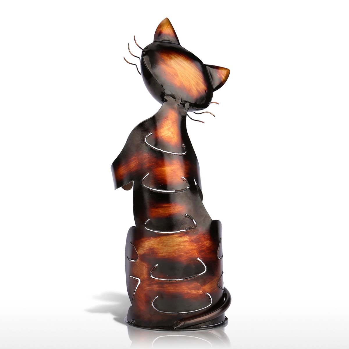 Cat Shaped Wine Holder Wine Shelf Metal Figurine Practical Figurine Rack for Wine Bottle Office Home Decor Wine Rack