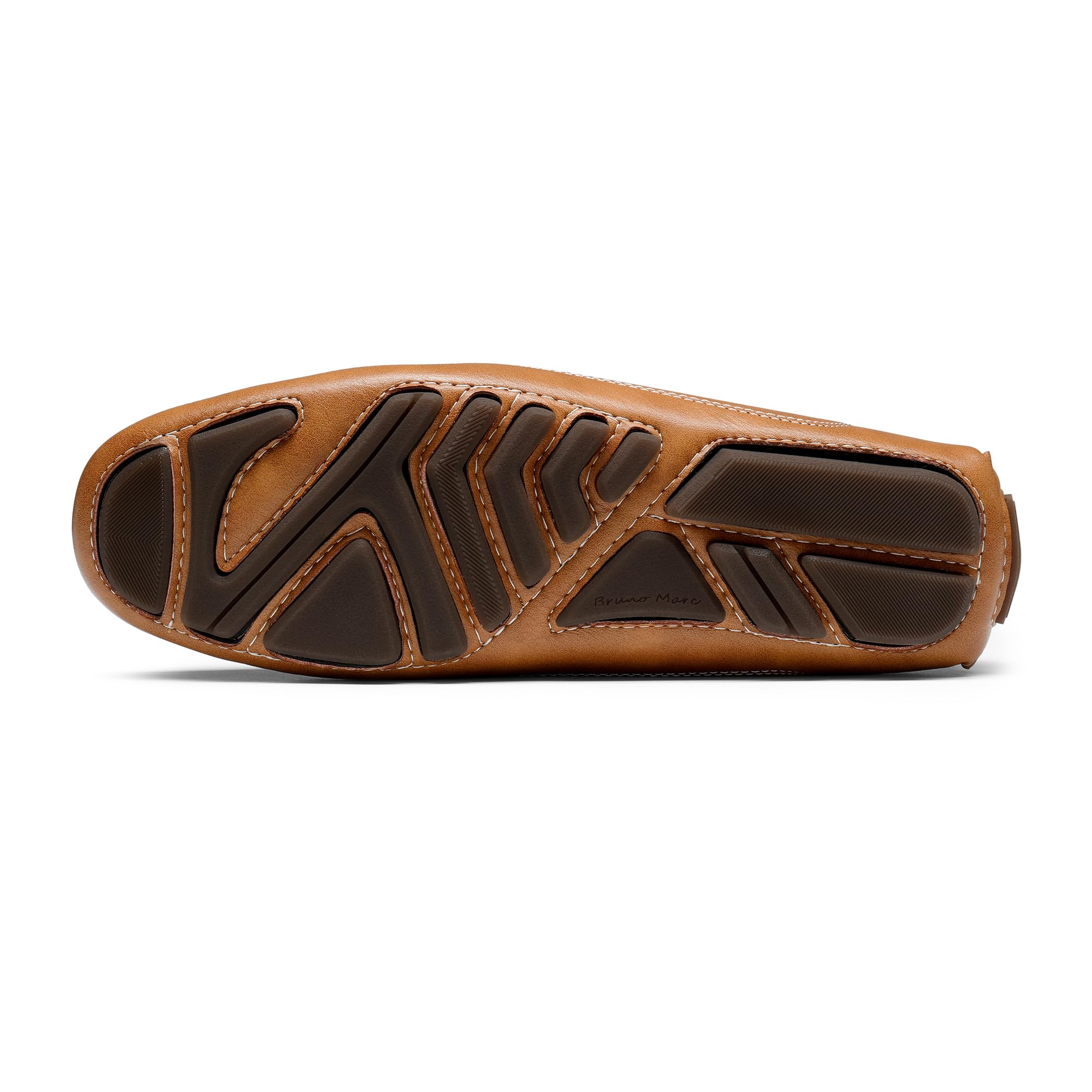 Bruno Marc Men's Tan Driving Moccasins Penny Loafers Slip on Loafer Shoes Size 15 BM-Pepe-3