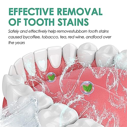 Partial & Denture Cleaner, Teeth Whitening Spray, Fast-Acting Alternative to Denture Cleaner Tablets, Teeth Cleaning & Teeth Whitening Spray, Denture Spray Freshens Breath (2PC)