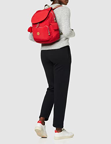 Kipling Women's City Pack Backpack, 15x24x45 cm Red Rot (True Red C)