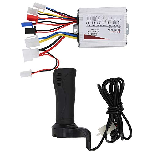 Dilwe Throttle Grip, 12V 500W Speed Controller Throttle Grip Set Accessory for Electric Bicycle Scooter E Bike