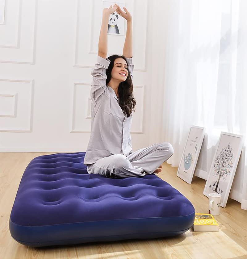 DIMAR GARDEN Single Size Air Mattress Inflatable Camping Bed Sleeping Pad,Include Pump
