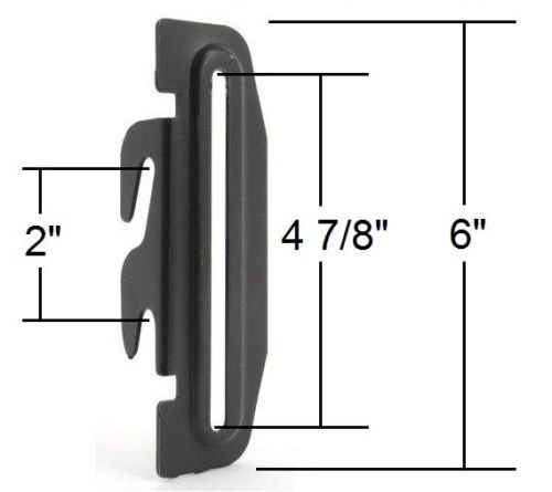 Down Hook Bracket Headboard Adapter #35, Two Down Hooks, Bolt-On to Hook-On Conversion Bracket, Conversion of Non Down Hook Bed Frame to Hook-On Head and Foot Boards Attachment, 2" Height Adjustment
