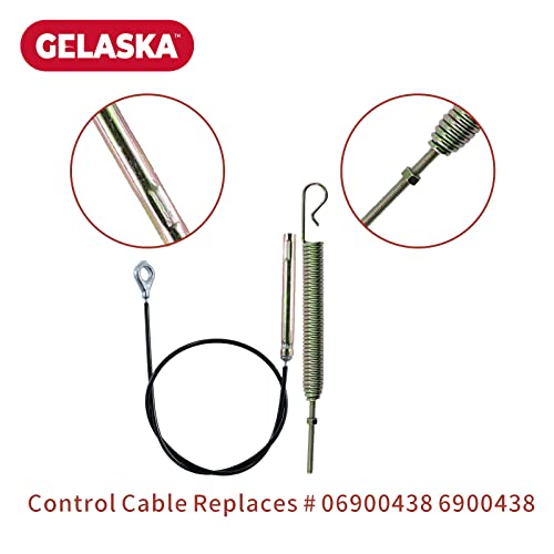 GELASKA 06900438 Control Cable Replaces Ariens 06900438 for Ariens Compact 22, Compact 24, SNO-Tek 24, SNO-Tek 28, SNO-Tek 24, Compact 24, AMP 24 Snowblowers