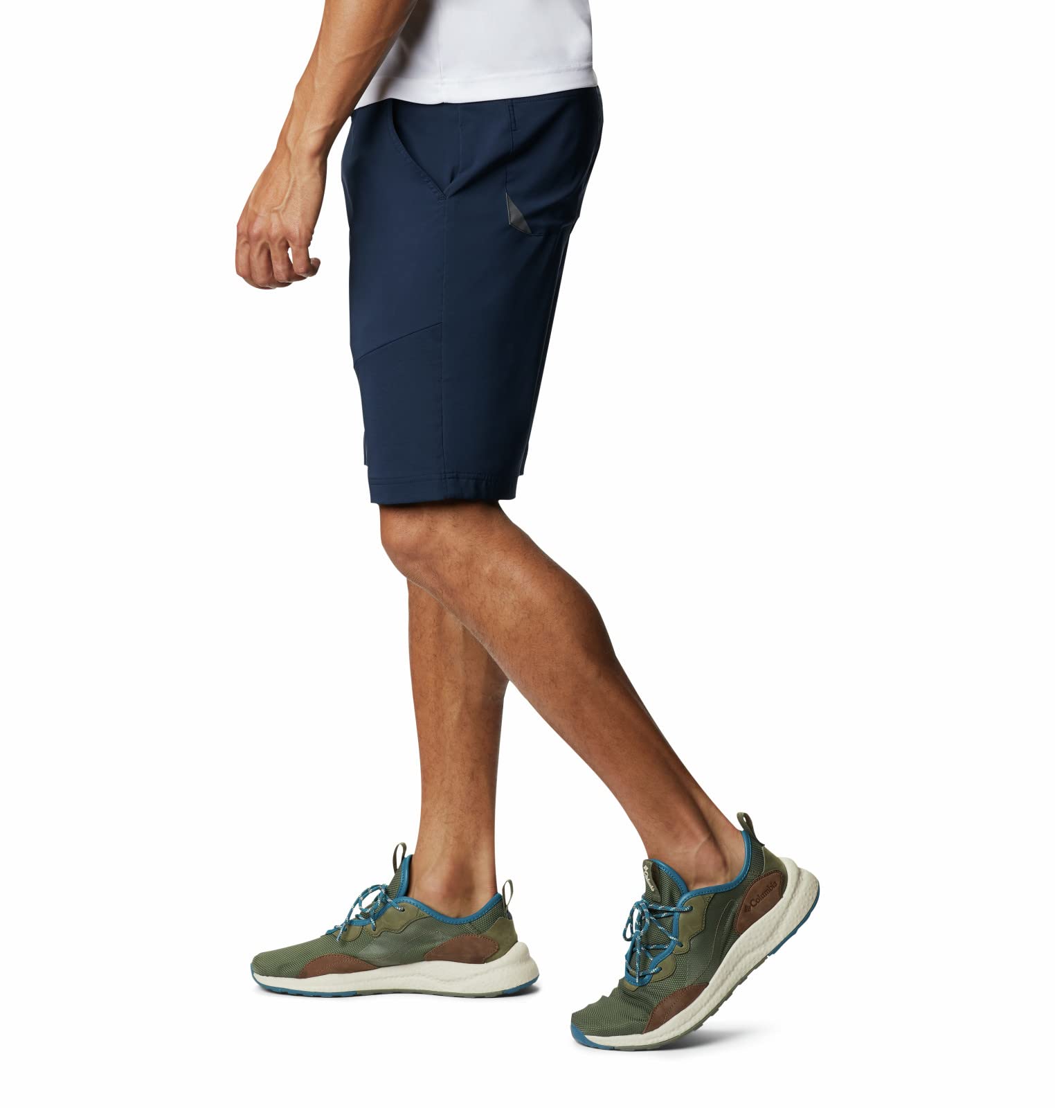 Columbia Men's Tech Trail Short, Collegiate Navy, 34x10