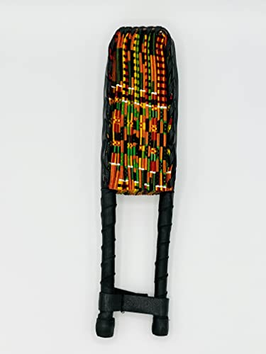 Shophaven African Kente Hand Fan 1, African Ankara Print Fan, Ankara Handheld Fan, Afrocentric Foldable Fan, African Kente Print Fan