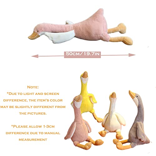 CHELEI2019 19.7" Goose Plush Grey Goose Swan Stuffed Animal Duck Plush Toy,Gifts for Kids