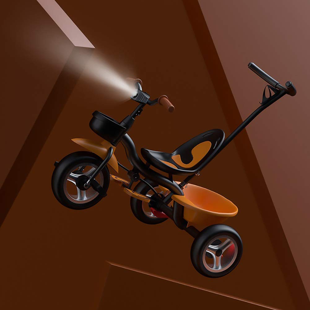 Trike for Kids Children Tricycle Children Push Trike, Multifunctional Kids Tricycle with Lighting,Safe Gift for 1-5 Years Old (Color : 11)
