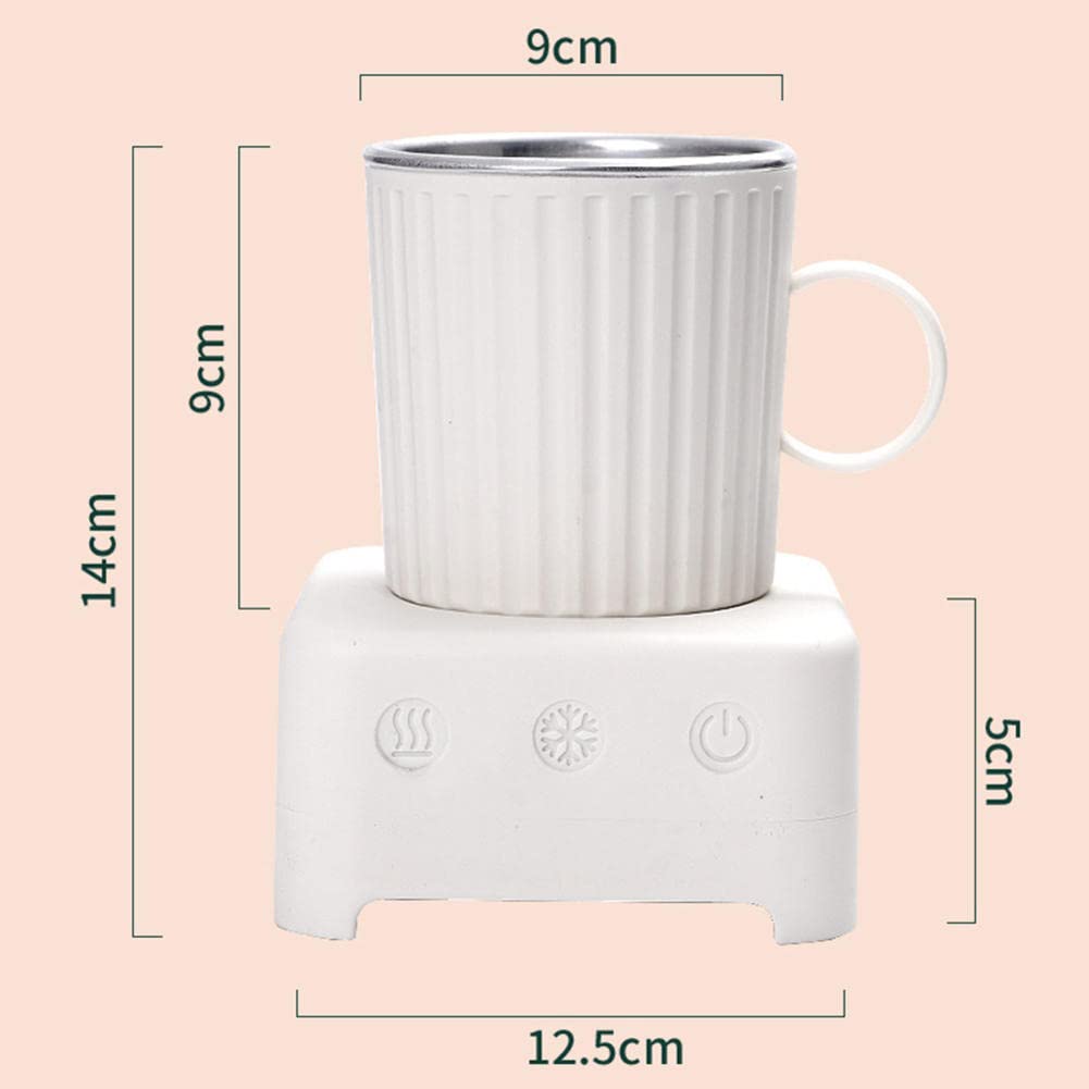 drink cooler, coffee warmer, mug warmer, two-in-one portable smart mug, beer drink quick cold cup, car cold drink cup, chilled cooling drink quick cold water cup, suitable for coffee, canned drinks