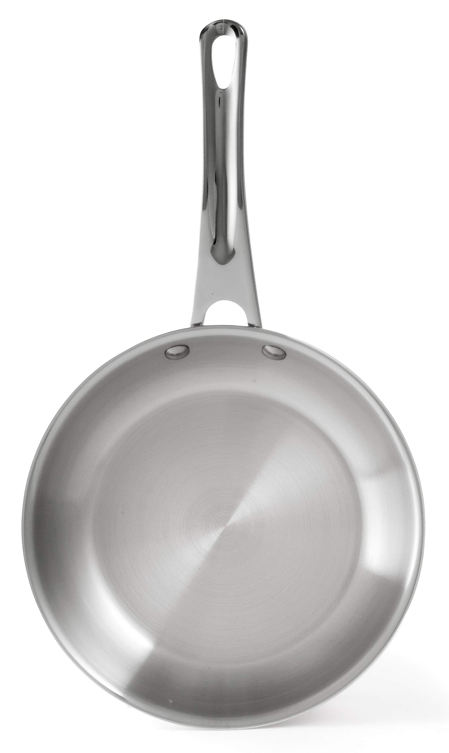 Ozeri 12" Professional Series Stainless Steel Frying Pan, 100% PTFE-Free Restaurant Edition, Made in Portugal