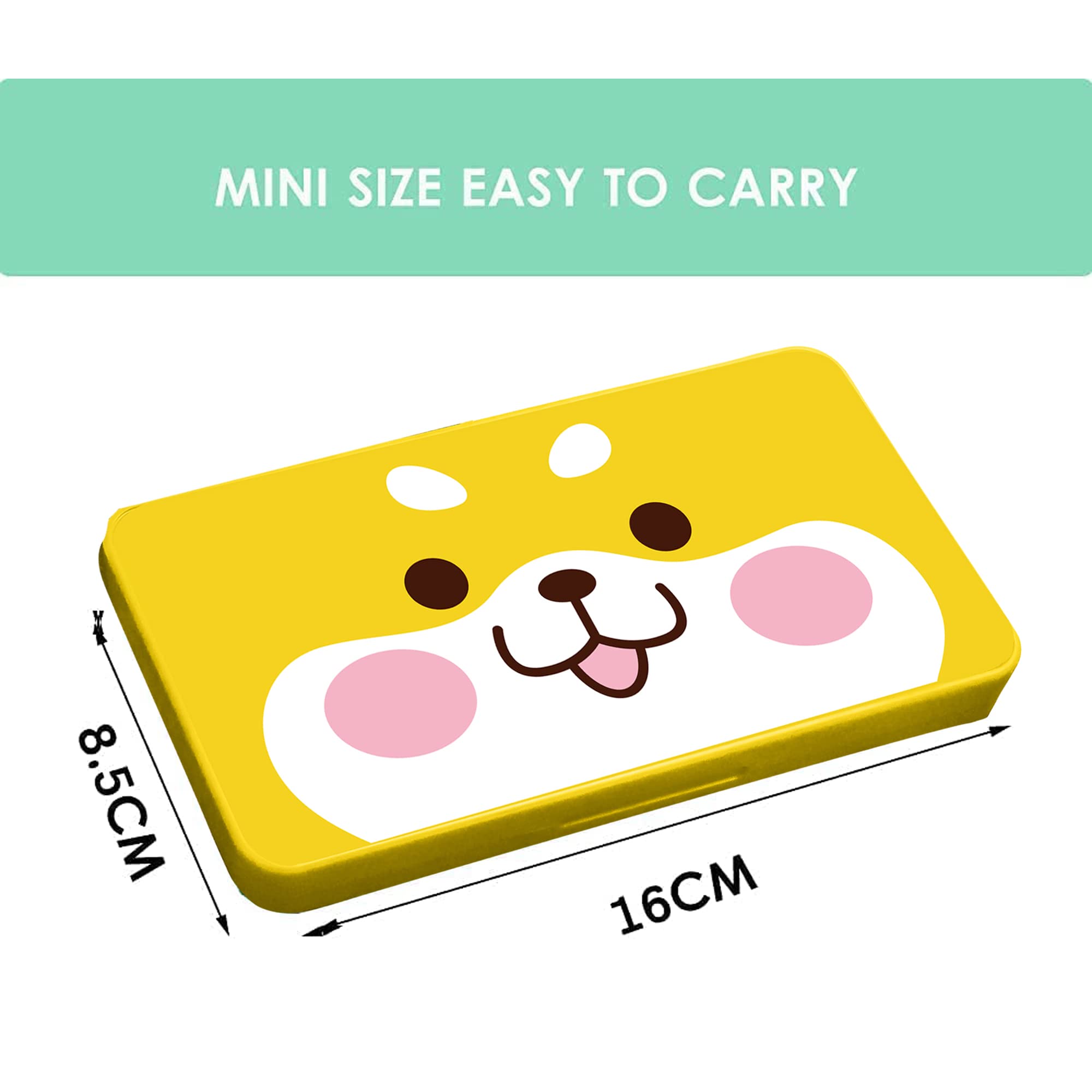 DAHAKII 2 Packs 24 Game Card Holder Storage Case Compatible with Nintendo Switch Game Case Holder Game Card Holder Case (Yellow)
