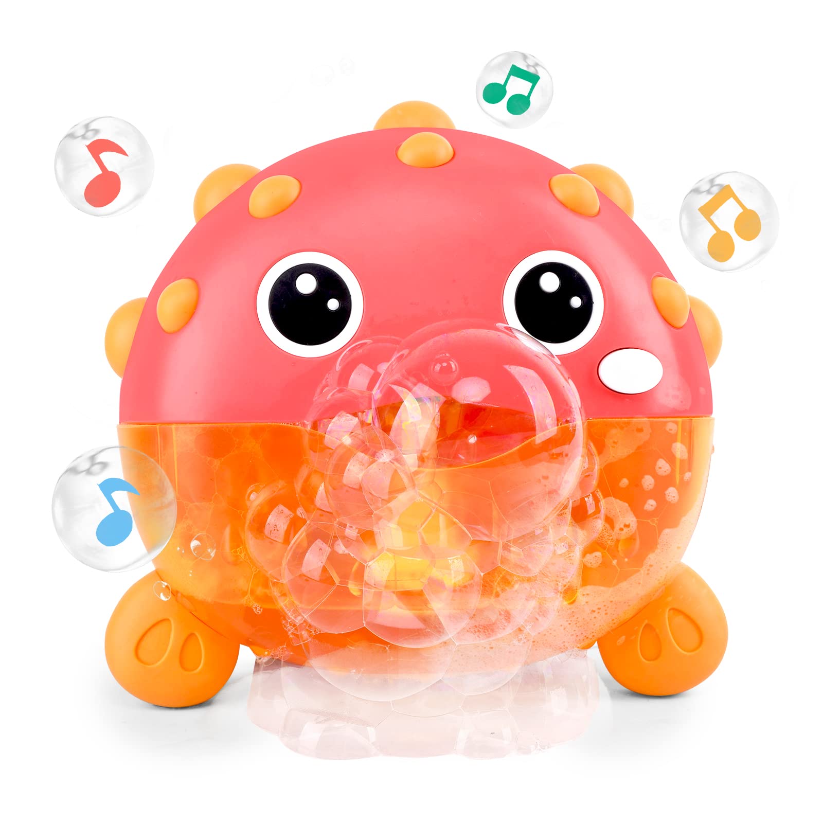 chengjiaing Bubble Bath Maker for The BathtubοΌPuffer Bubble Machine with MusicοΌBaby Bathroom Blowing Bubbles Toys,The Great Gifts for Toddlers Over 3 Years Old Girl Boy
